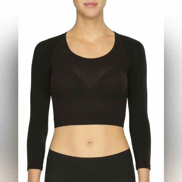 SPANX | Tops | Spanx Arm Tights Solid Layering Crop Top | Poshmark